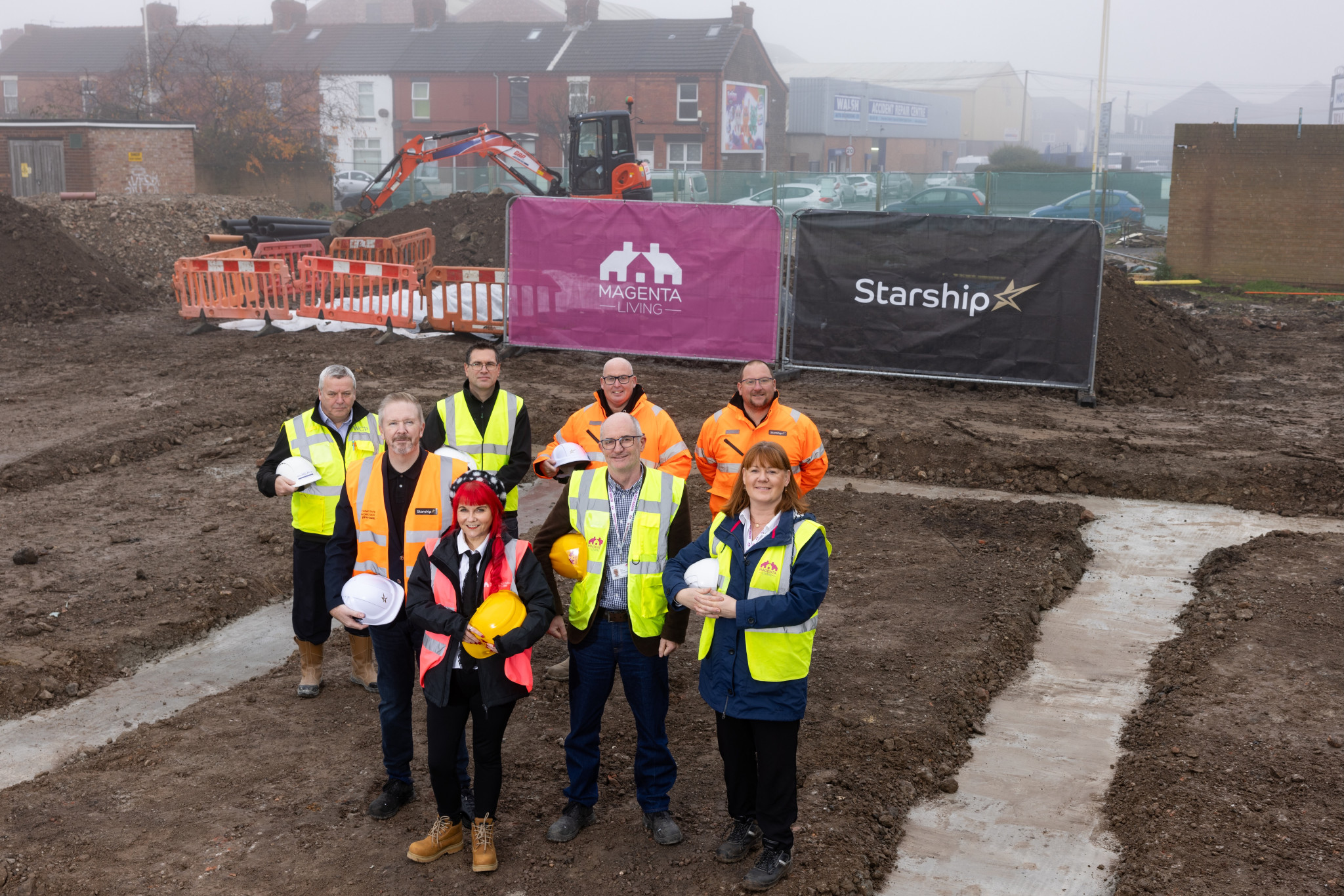 Eight new Magenta Living homes emerge on Brook Street, Birkenhead - LCRHA