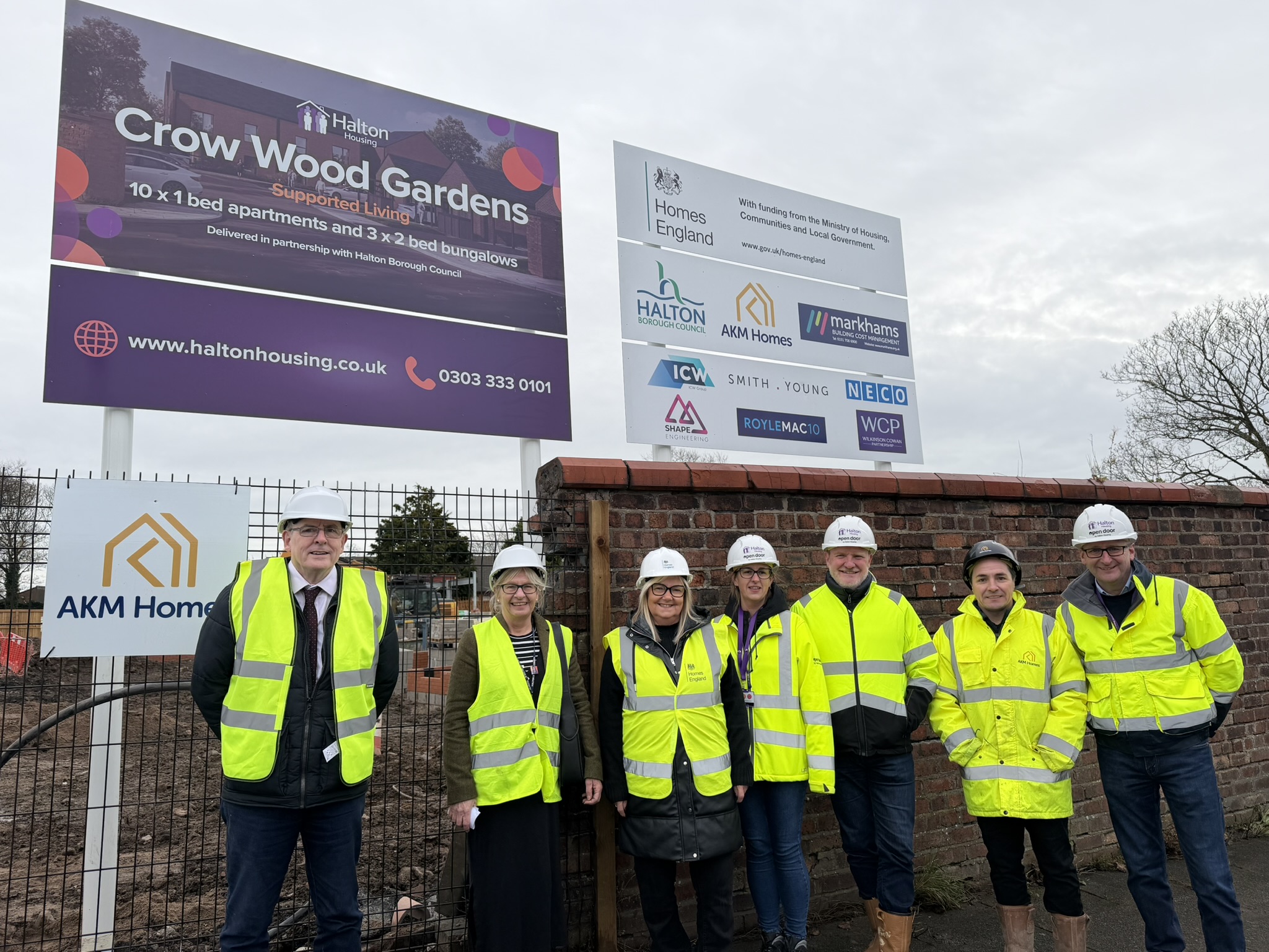 Partners Visit Crow Wood Gardens – Halton Housing’s Supported Living ...